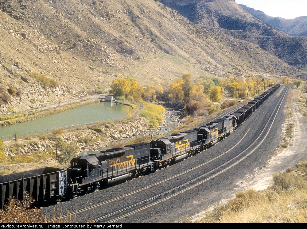 D&RGW 5373, 5389, and Two More Do Mid-train Helper Duty